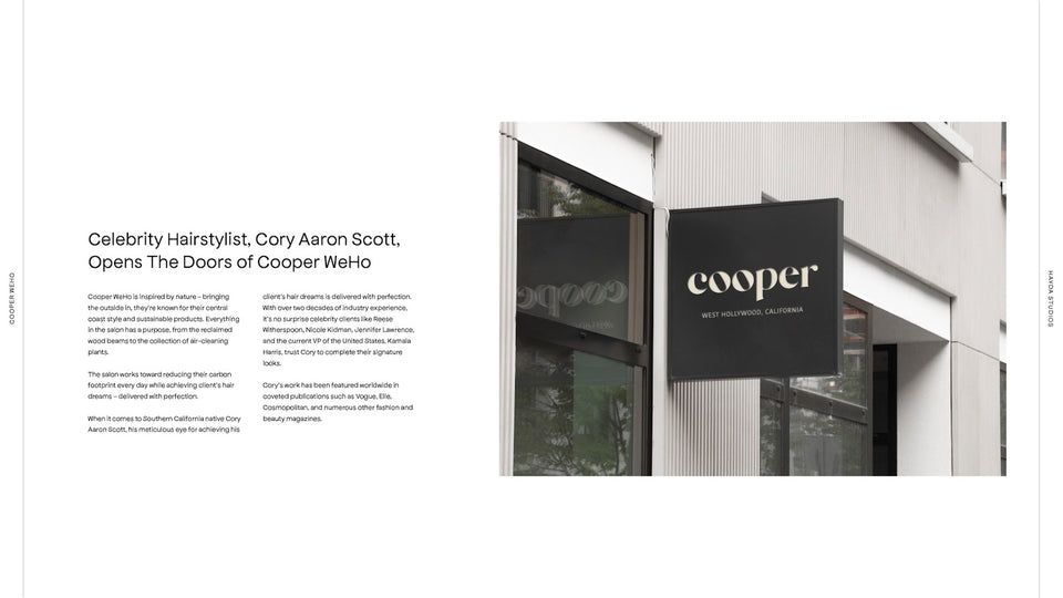 Cooper WeHo | Branding & Web Design by Hayda Studios